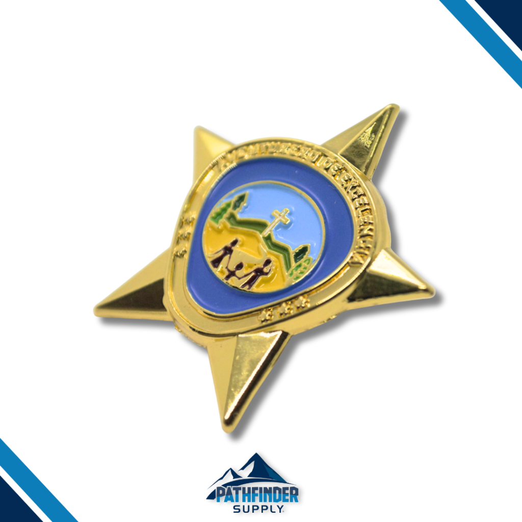 Pin Estrella Aventureros – Pathfinder Supply